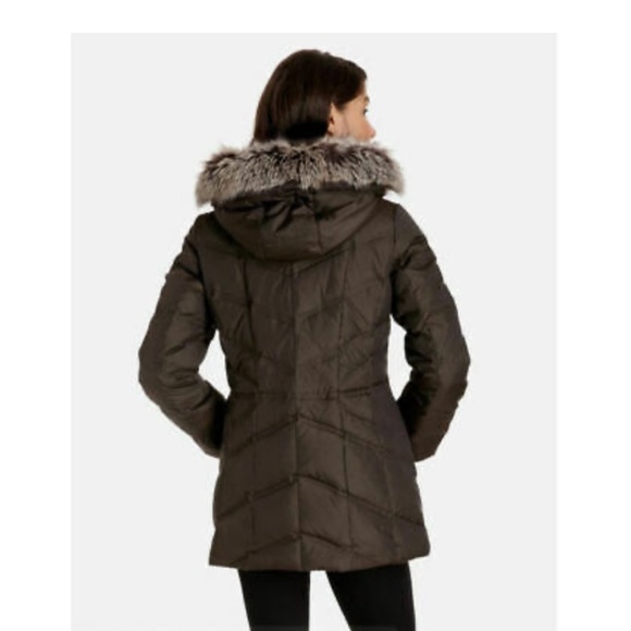 London Fog | Jackets & Coats | London Fog Puffer Jacket Moss Green Faux ...